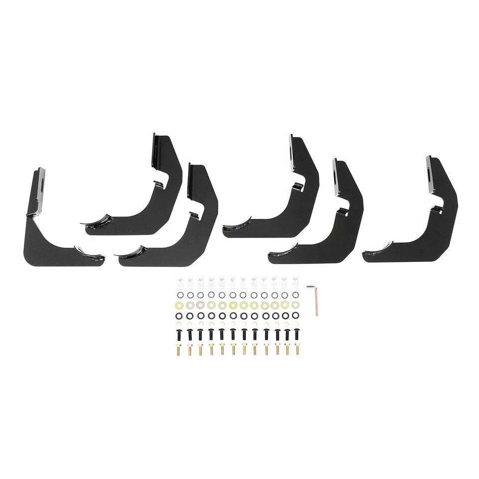 Westin 21-23255 Platinum 4" Oval Nerf Step Bars - Black Powdercoat ...