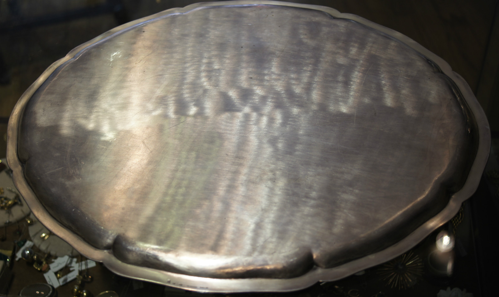 NETTER MANNHEIM SILVER 800 HALLMARKS TRAY PLATE 20''X16'' STAMPED | eBay