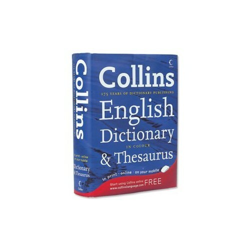 Collins Dictionary and Thesaurus with Internet-linked supplement ...