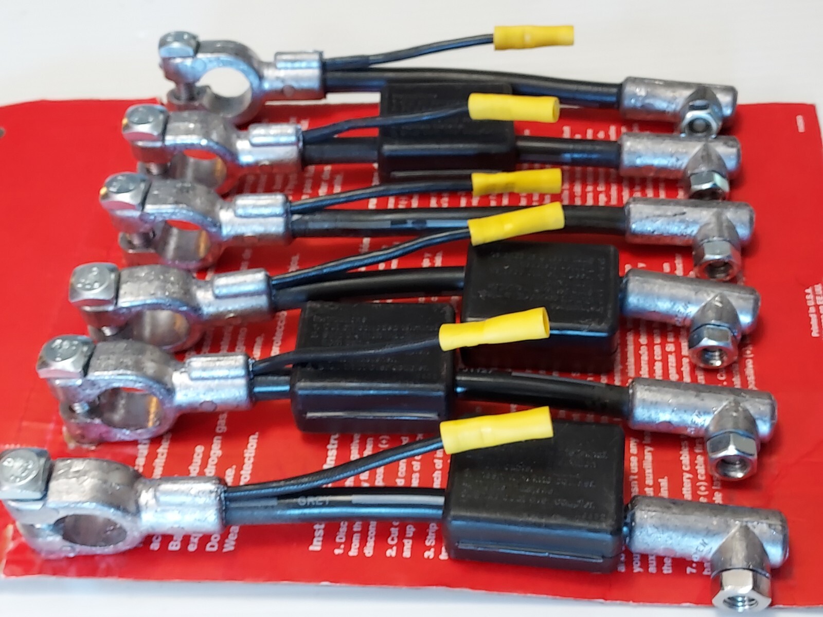 BWD BH410T Top Post Battery Cable Replacement End Fits 6 & 4 Gauge,(set ...