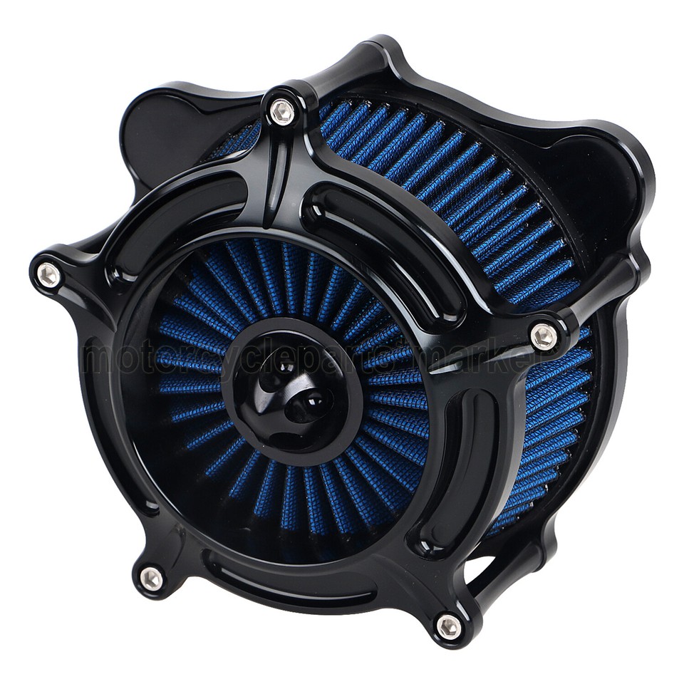 Turbine Air Cleaner Intake Filter For Harley Softail Street Fat Bob ...