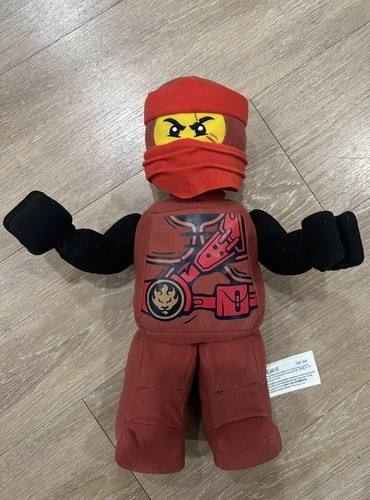 LEGO NINJAGO KAI NINJA MASTER OF SPINJITZU 13 " RED PLUSH STUFFED TOY ...