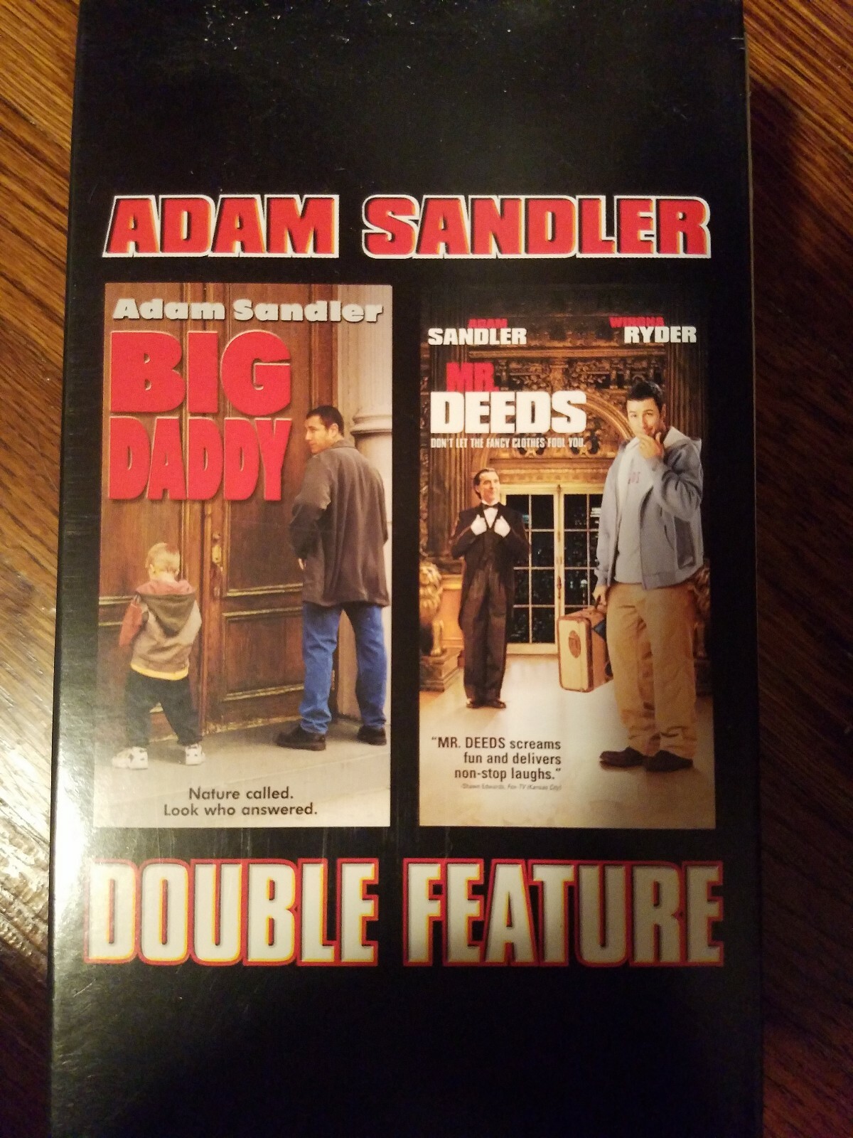 Mr. Deeds/Big Daddy 2-Pack (VHS, 2002, 2-Tape Set, VHS 2-Pack ...
