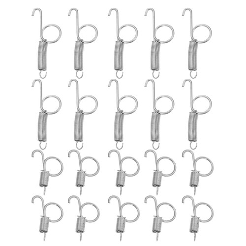 20 Pcs Cage Door Hook Spring Metal Snap Hooks Clip Clips for Cages | eBay