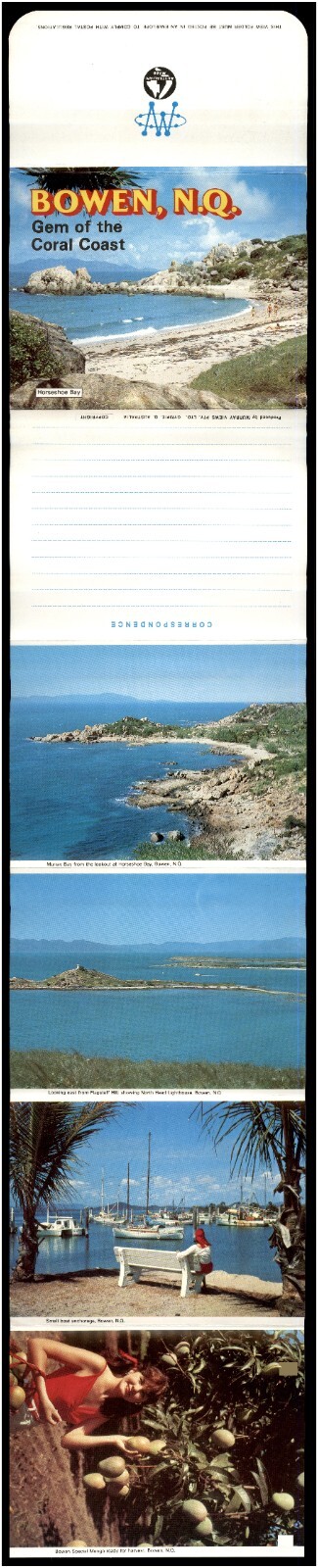 Vintage Foldout Postcard (Murray Views) - Bowen, North Queensland | eBay Australia