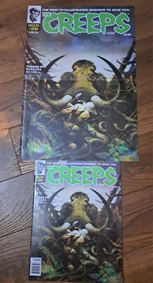 Creeps Magazine Frazetta poster #29 April 2021 12x18 With Comic Book ...