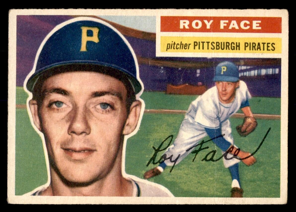 1956 Topps Baseball #13 Roy Face GD *h1 | eBay
