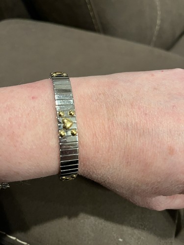 NOMINATION EXTENSION STRETCH BRACELET, 5 Heart And Dot Clusters in 18K ...