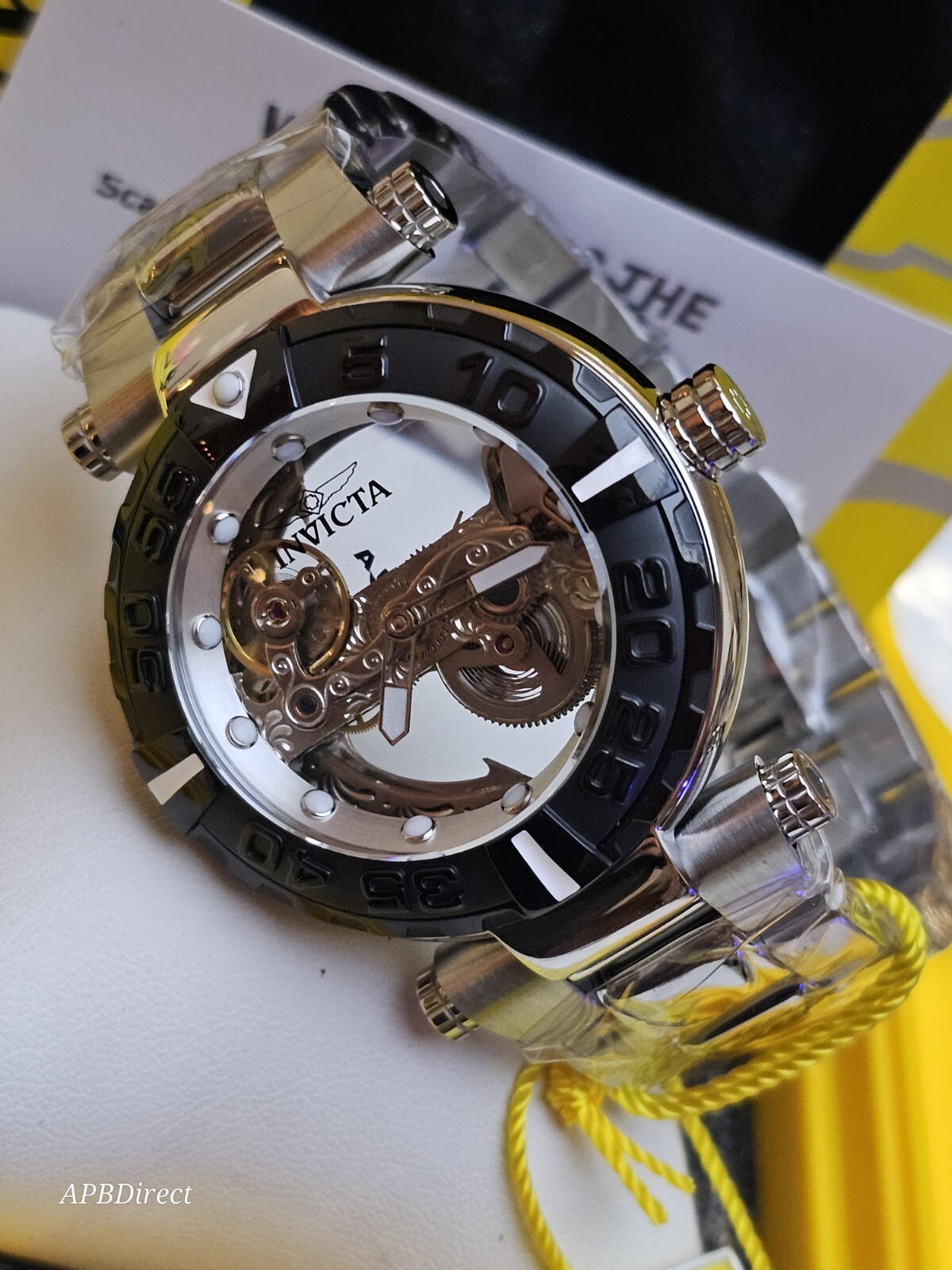 Invicta Subaqua Noma I - Automatic BRIDGE Mvmnt Skeleton Black Bezel ...
