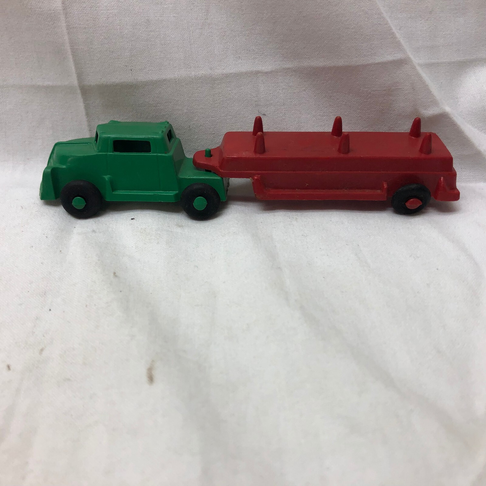 Vintage Lido Toy Semi Toy Truck Plastic Green and Red | eBay
