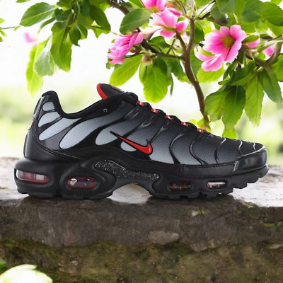 Nike Air Max Plus TN Gradient Black/Gray/Red CI2299-001 Size8-13 Free ...