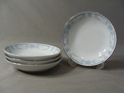5 Sheffield Porcelain Fine China Fruit Bowls In The Blue Whisper ...