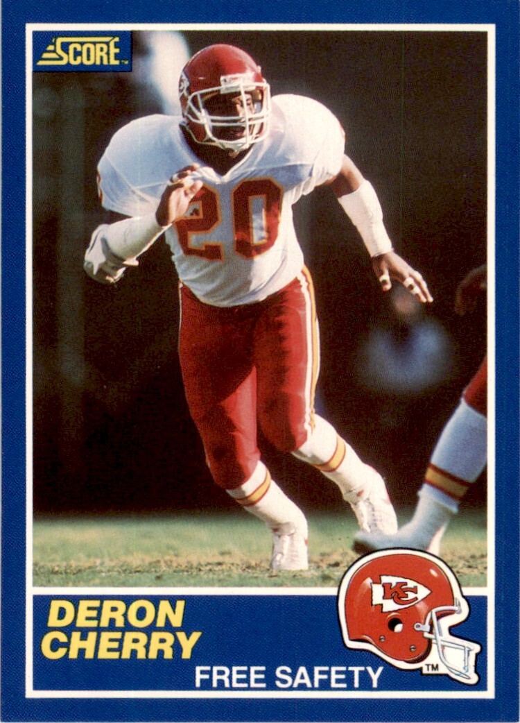1989 SCORE DERON CHERRY KANSAS CITY CHIEFS #81 | eBay