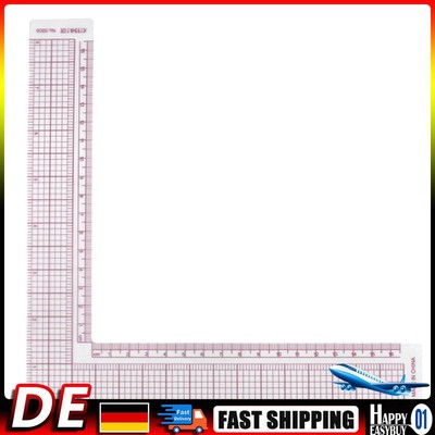 Acrylic L Shape Right Angle Patchwork Scale Ruler Multi-function ...