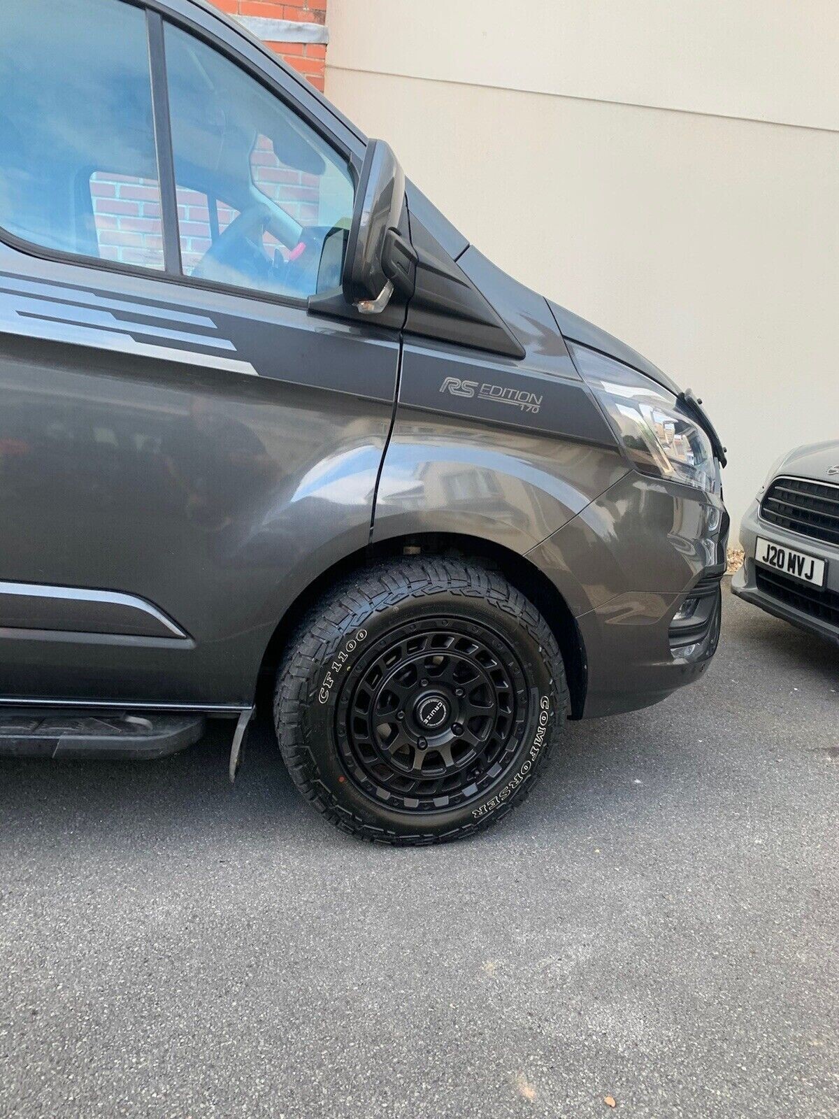 16" Black Swamper Alloy Wheels Ford Transit MK6 MK7 MK8 Vans Crew Cabs ...