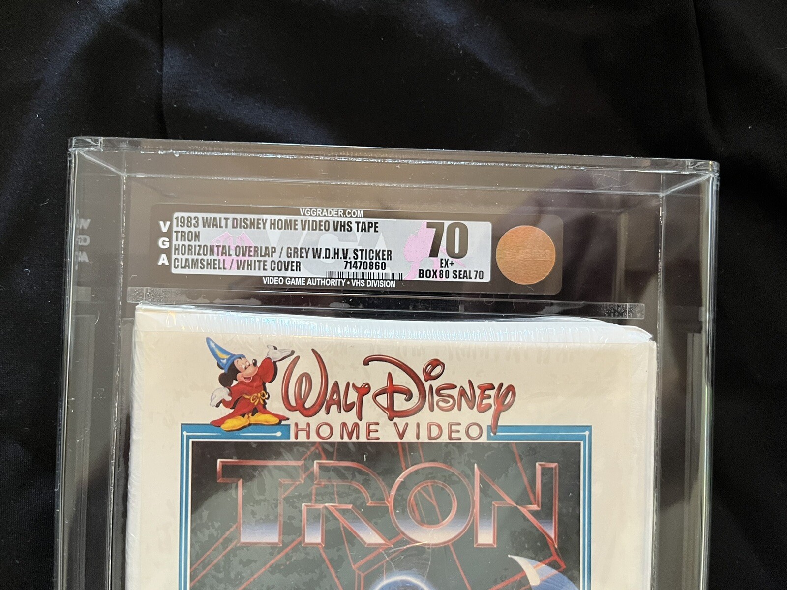 Sealed VHS Tron Clamshell VGA Graded | eBay