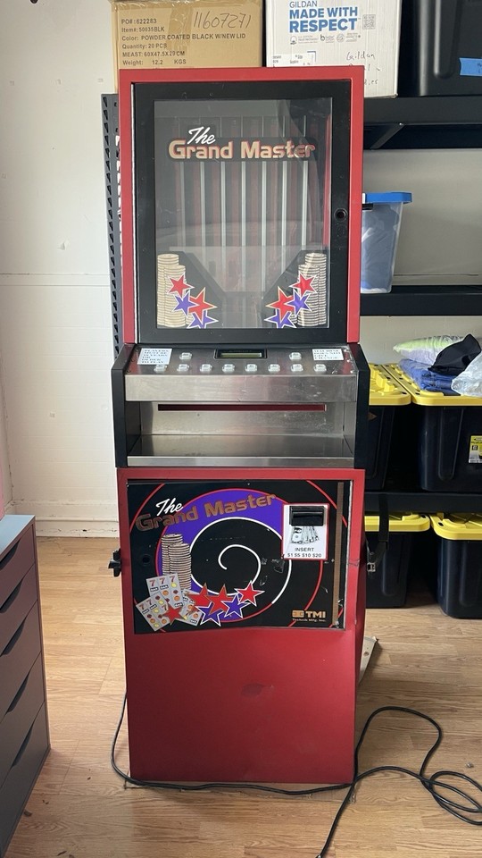 Lottery Pull Tab Vending Machine Grand Master 8 Column Lottery Vending ...