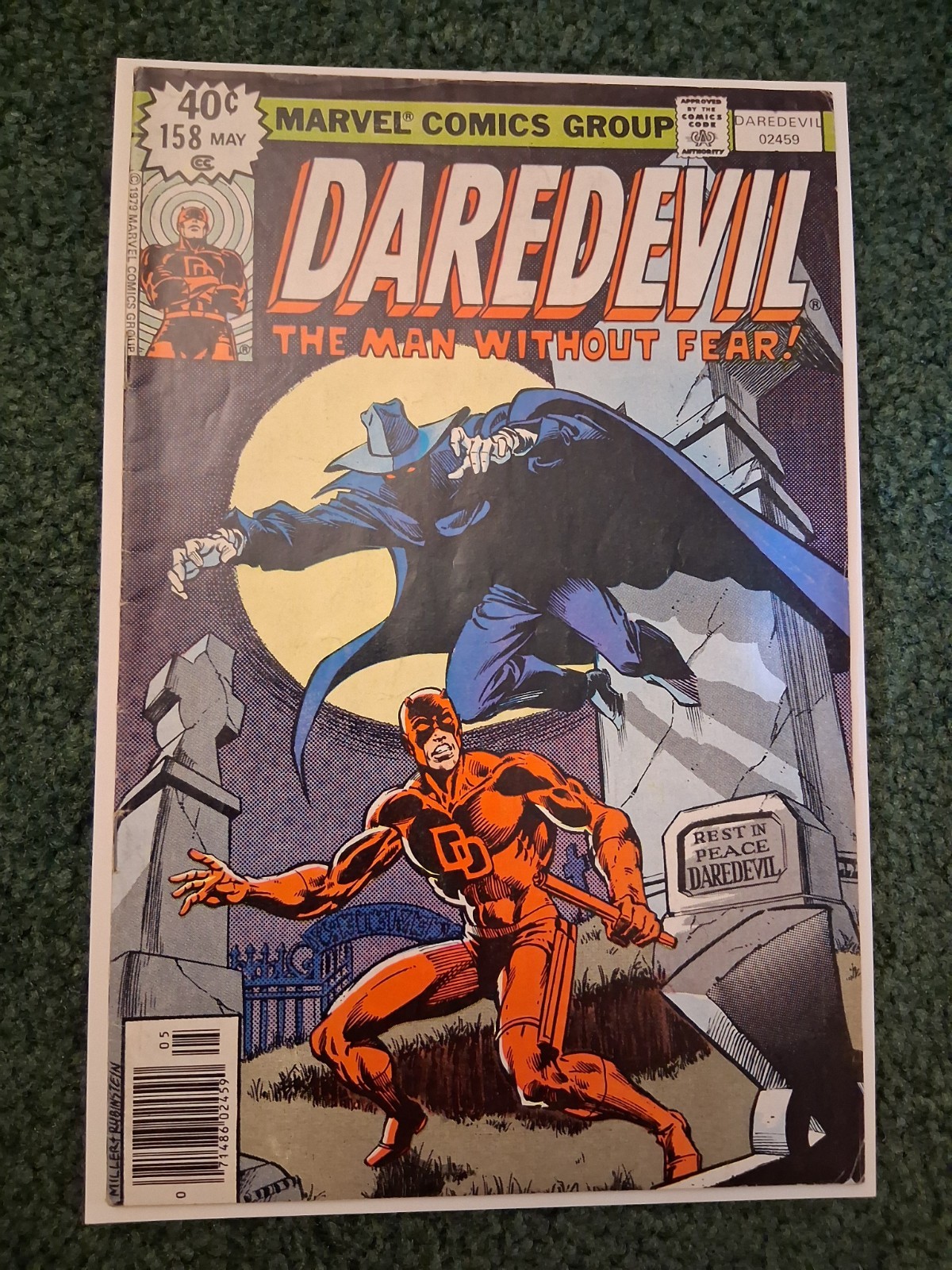 Daredevil #158 VG+ 4.5 1979 1st FRANK MILLER DAREDEVIL NEWSSTAND | eBay