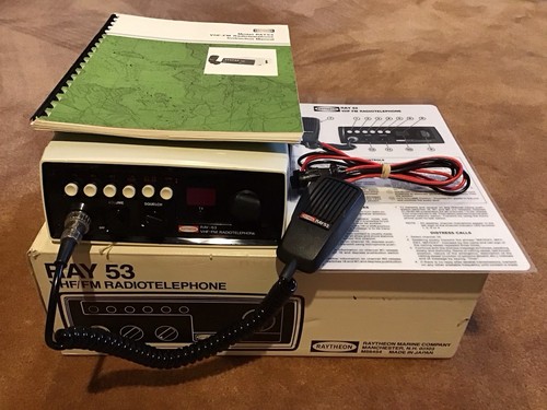 Early Raytheon Ray53 Marine VHF/FM Radiotelephone | eBay