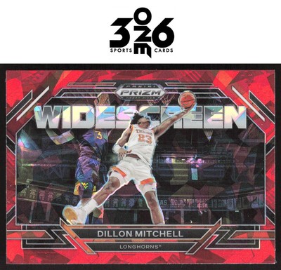 Dillon Mitchell 2023 Panini Prizm Draft Picks Widescreen Red Ice #15 | eBay