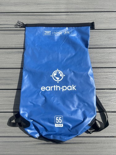Earth Pak Waterproof Dry Bag 55L Roll Top Compression Sack Backpack ...