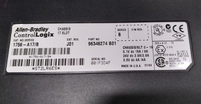 Allen-Bradley 1756-A17 SER.B 17-Slot ControlLogix Chassis | eBay