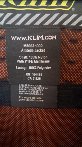 Klim Altitude Women's Jacket, Black - Size L + d3o elbow, shoulder ...