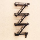 Outland Models Miniatures Fire Escape Stairs Set 1:87 HO Scale | eBay