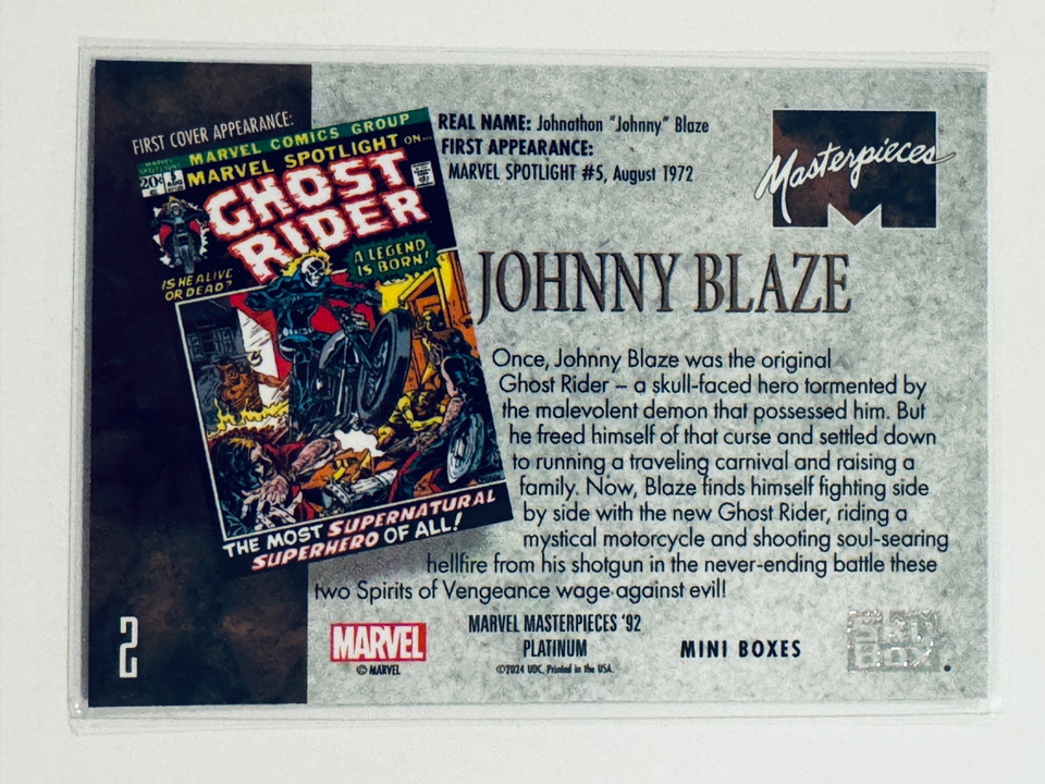 2024 Marvel Masterpieces '92 MINI BOX BOXES Achievement #01-100 Pick ...