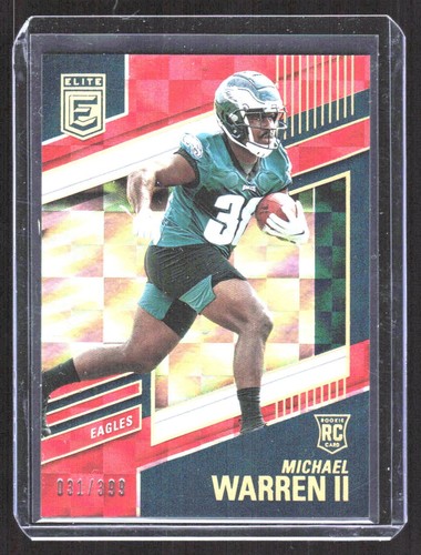 2022 Donruss Elite Michael Warren II #176 RC,SN Red /399 Philadelphia ...
