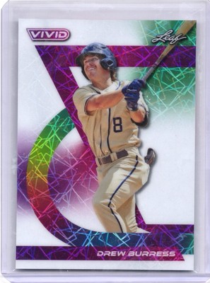 2024 Leaf Vivid Baseball #16 Drew Burress (1/1) | eBay