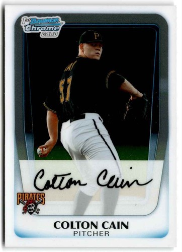 2011 Bowman Chrome Prospects Colton Cain p Pittsburgh Pirates #BCP191 ...