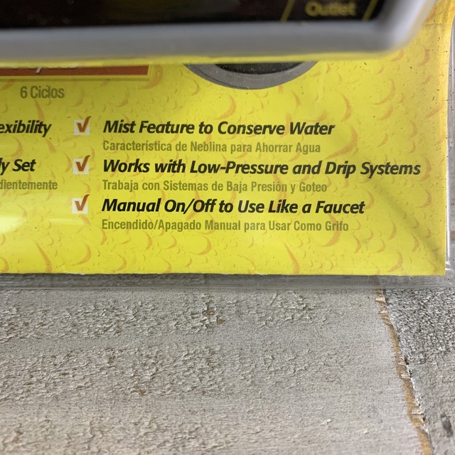 Vigoro Duo Deluxe 6 Cycle Electronic Water Timer 225-379 for sale ...