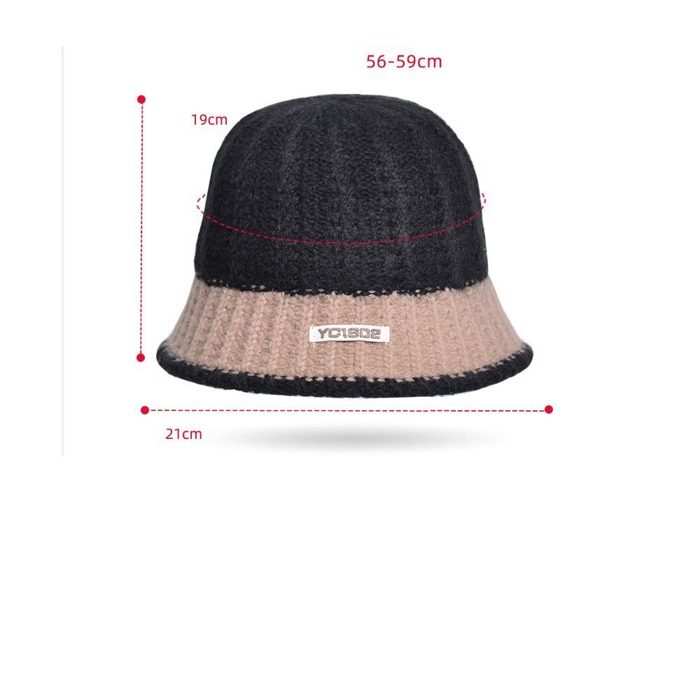 Cold-proof Knitted Fisherman Hat Retro Autumn Winter Cap Indoor Outdoor ...
