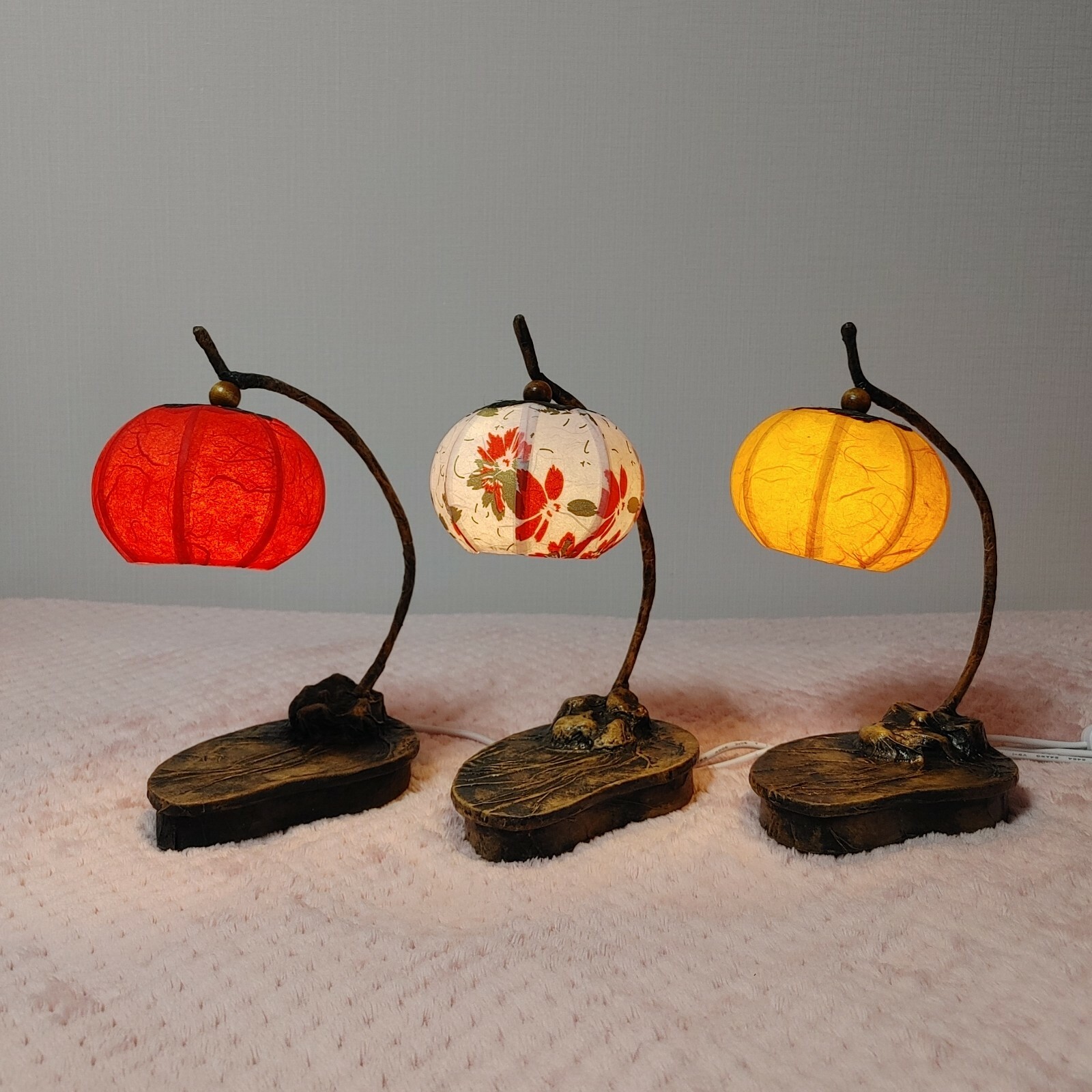 Handmade Paper Dimming LED Table Lamp Desk Bedside Lamp Night ...