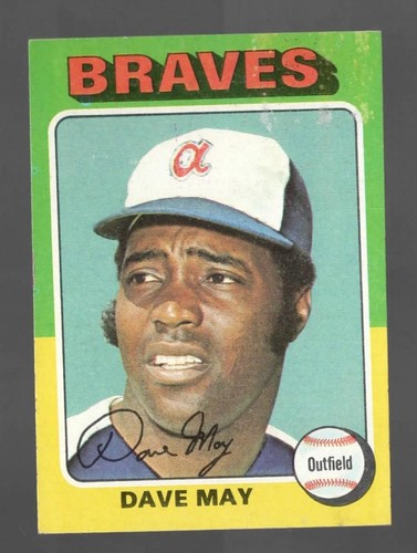 1975 Topps Dave May Atlanta Braves #650 Excellent | eBay