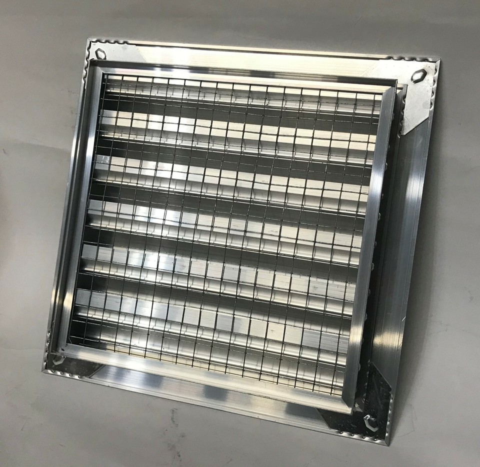 External Weather Louvre, Ventilation, Ducting, Bird Mesh, Wall louvre ...