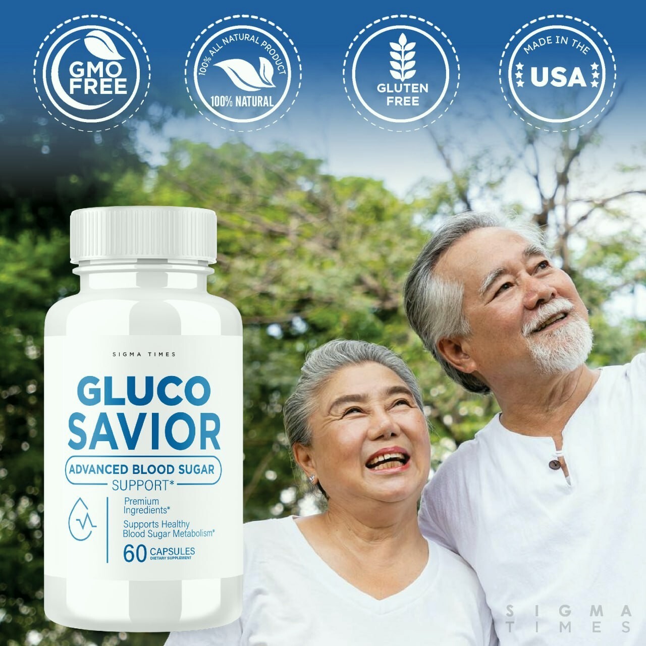 (5 Pack) Gluco Savior Capsules for Blood Sugar Support, Advanced ...