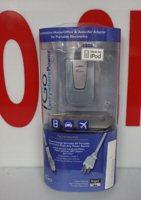 iGo Everywhere Power iPod 3500 Series Power Charge NOS Factory Sealed ...