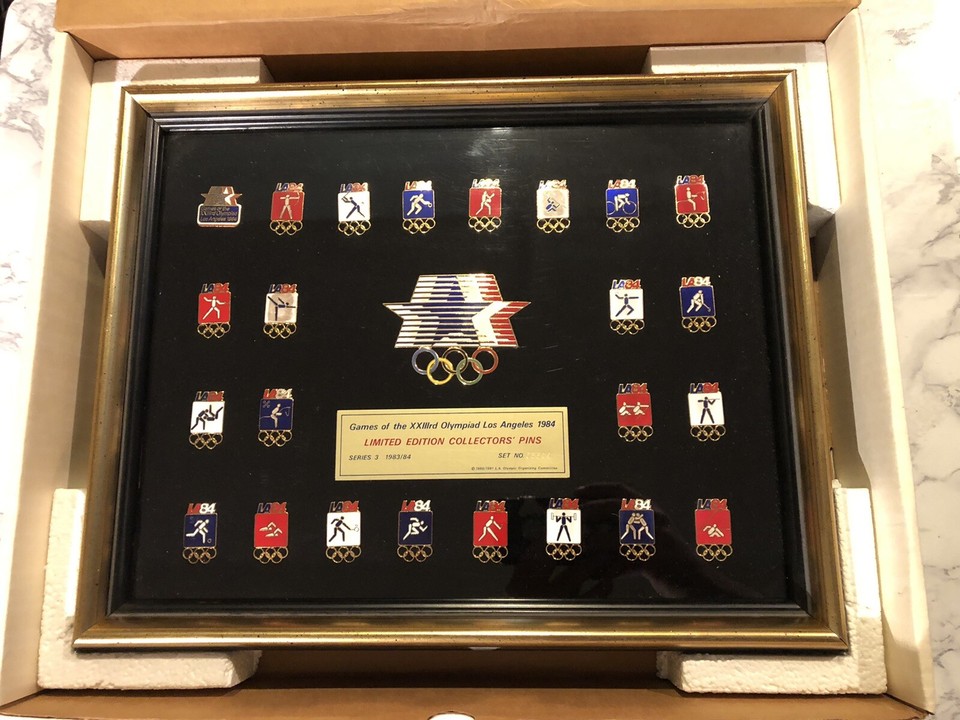 Rare! 1984 Los Angeles Olympic Pin Set. Series 1, 2, 3 | eBay