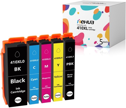 5P 410XL T410XL Ink For Epson Expression Home XP-830 XP-630 XP-7100XP ...