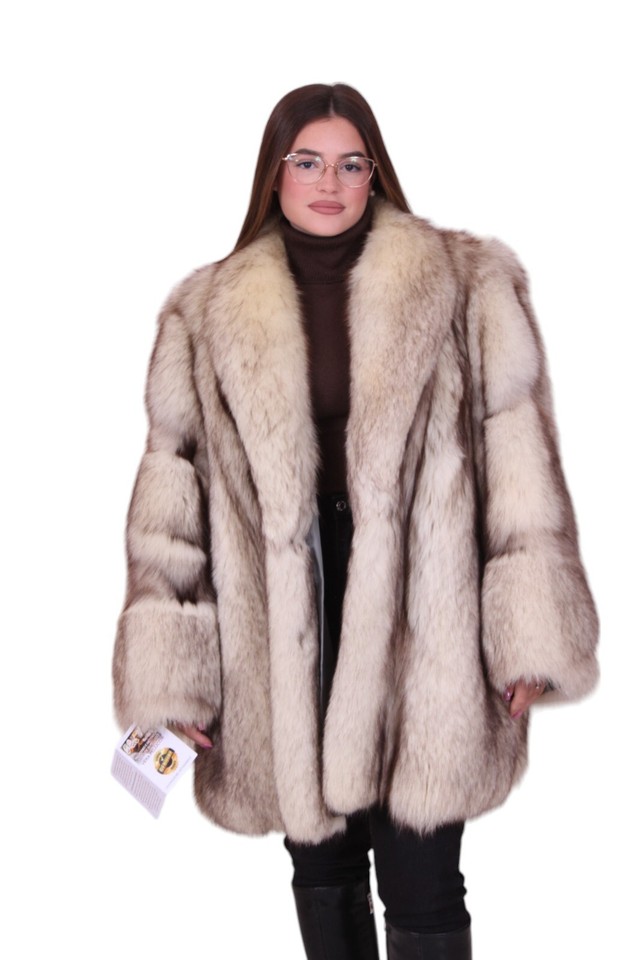 JACKET FOX FUR COAT FUCHS PELZMANTEL FOURRURE RENARD GIACCA PELLICCIA ...