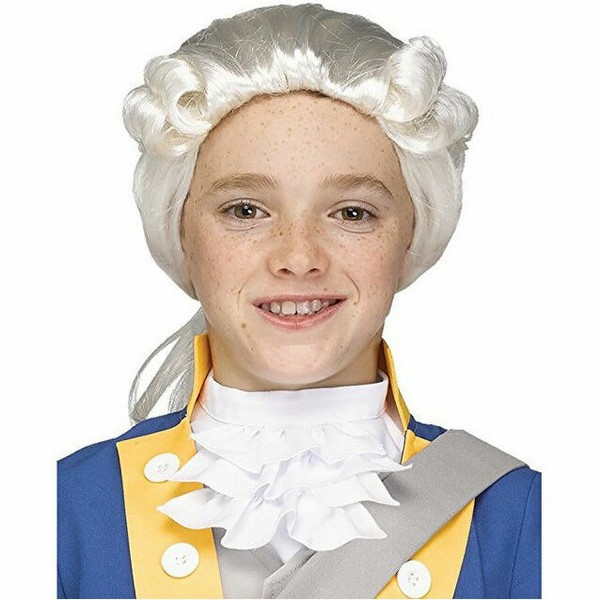 Fun World Child George Washington Colonial Kids Costume Wig for sale ...
