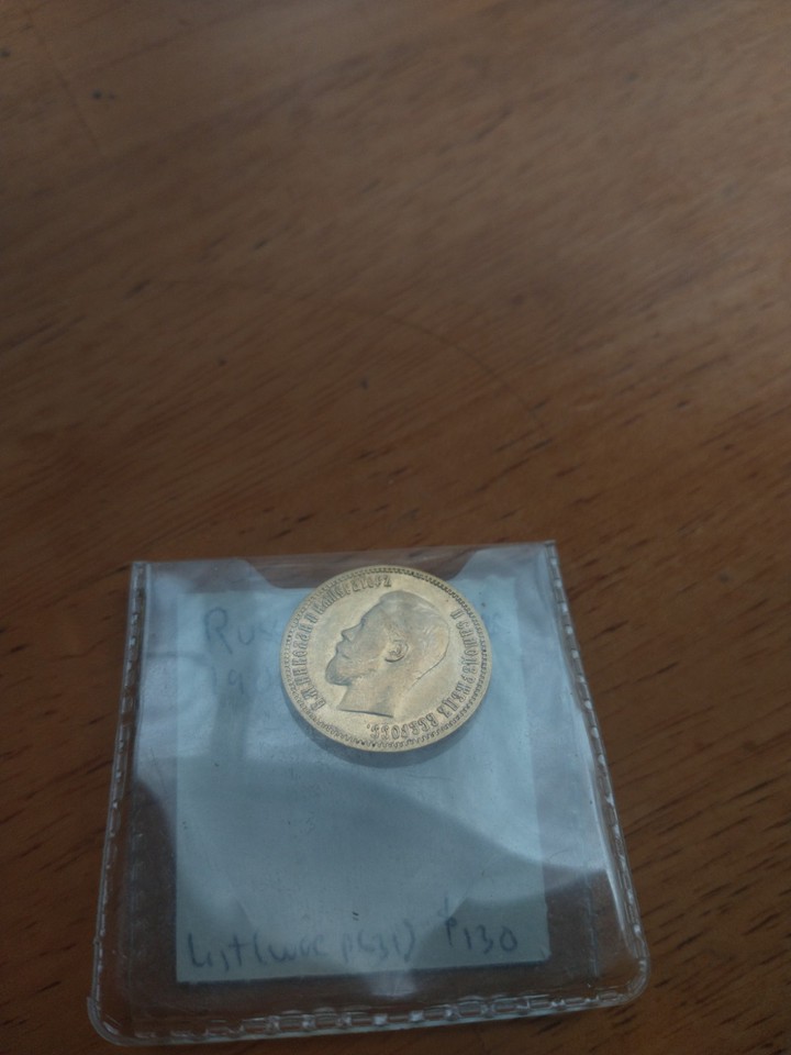 1900 Gold Coin Czar Nicholas II Ten Rouble AU+ | eBay