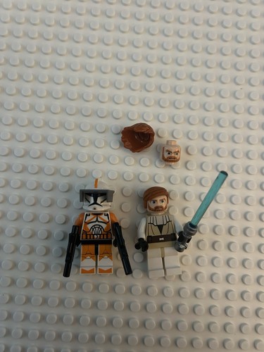 LEGO Starwars Clone Wars Phase 1 Commander Cody PLO Koon Obi Wan Lot of ...