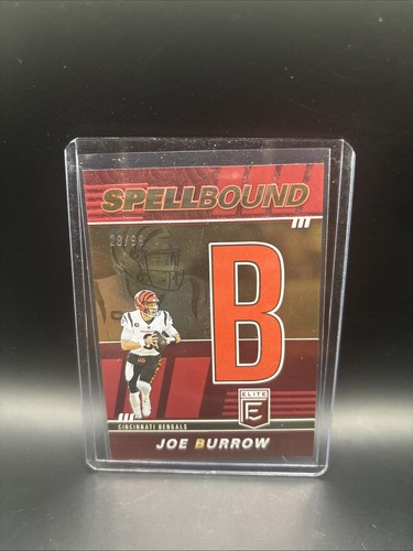 2022 Panini Donruss Elite - Spellbound Joe Burrow #SB-JB1 Red Letter B ...