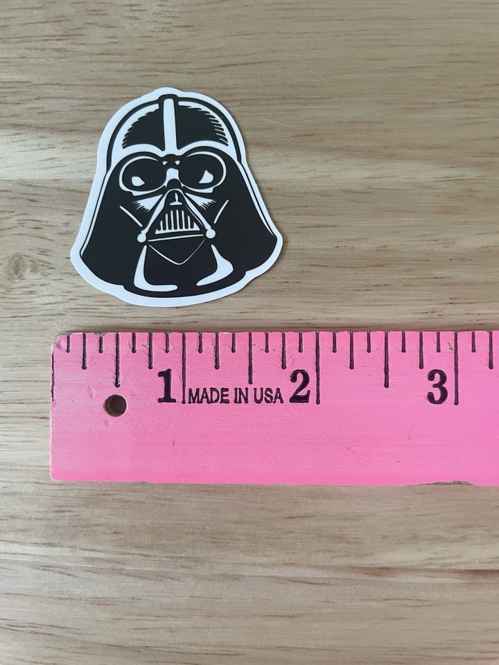 Star Wars Darth Vader Sticker Decal Collectible Vintage Mini Vinyl ...