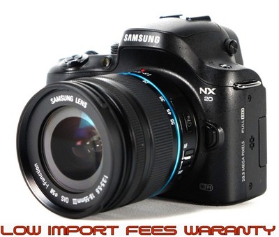 Samsung NX20 Mirrorless 20.3Mp Wi-Fi Digital Camera with 18-55mm Lens ...
