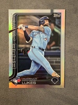 Nathan Lukes 2025 Topps Series 2 #420 Rainbow Foil Toronto Blue Jays | eBay