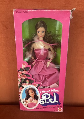 1983 Mattel Sweet Roses P.J. Barbie Doll #7455 NRFB Fashion Doll Nice ...